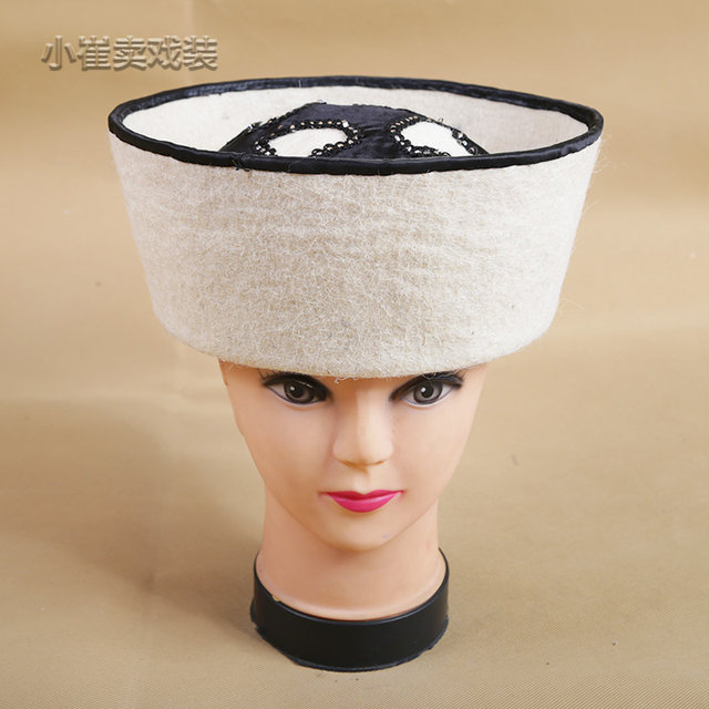Opera felt hat Peking Opera old student yamen runner jail head round ...