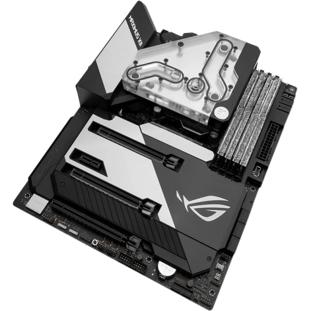 EK-Quantum M12F powered VRM ASUS Maximus XII integrated cold head ...