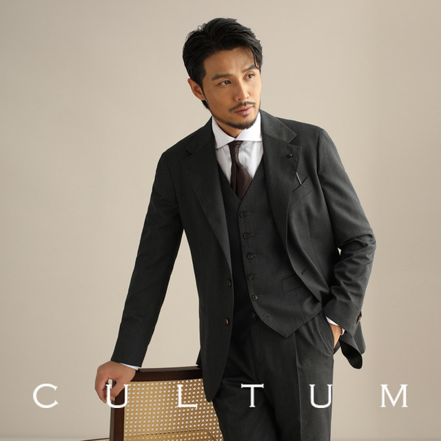 CULTUM Naples Italian suit men's business groom wedding suit
