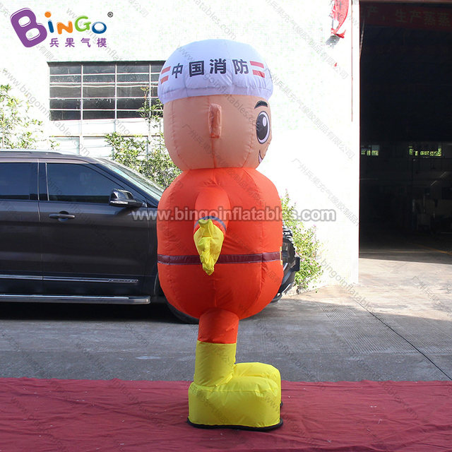 Inflatable Fire Cartoon Police Inflatable Model Event Exhibition ...