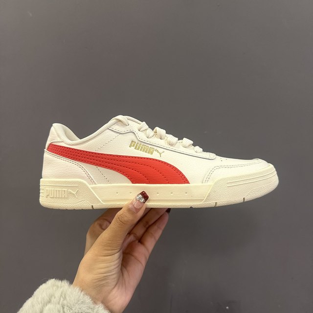 Puma Caracal white and red retro Li Xian same style classic casual men ...