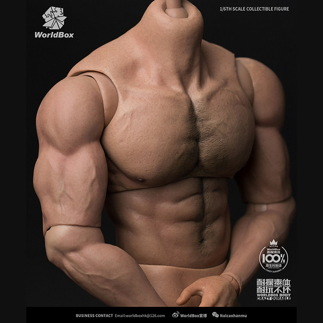 WorldBox 1/6 soldier body model AT020 AT027 AT044 Muscle-resistant body ...