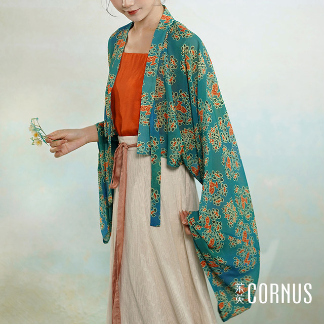 Zhuyu CORNUS Lu Ming Famen Temple Shirt Hanfu Tang Women's Dressing ...