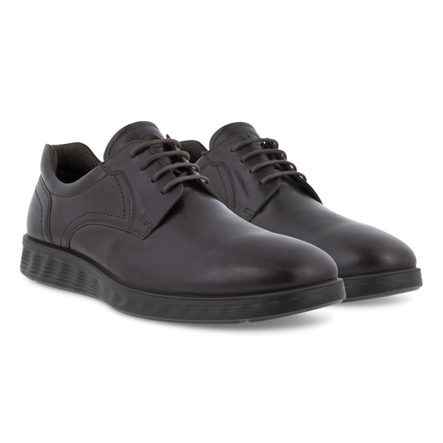 ECCO Men's Sweet Shoes Cowhide Business Simple Derbie Shoes Land ...