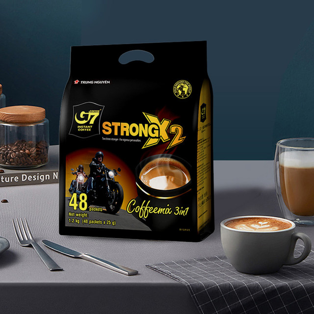 Authentic Vietnamese imported Zhongyuan g7 coffee powder extra strong ...