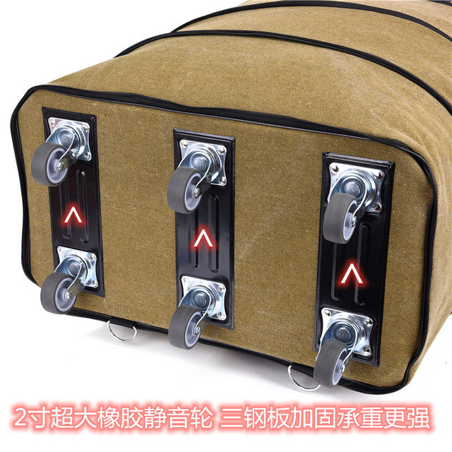 Large capacity 158 aviation checked bag folding universal wheel travel ...