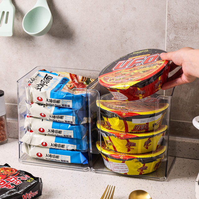 Desktop instant noodle storage artifact cabinet instant noodle storage ...