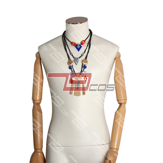 79COS Final Fantasy 14 Gula Hatiya three necklaces hanging chain ...