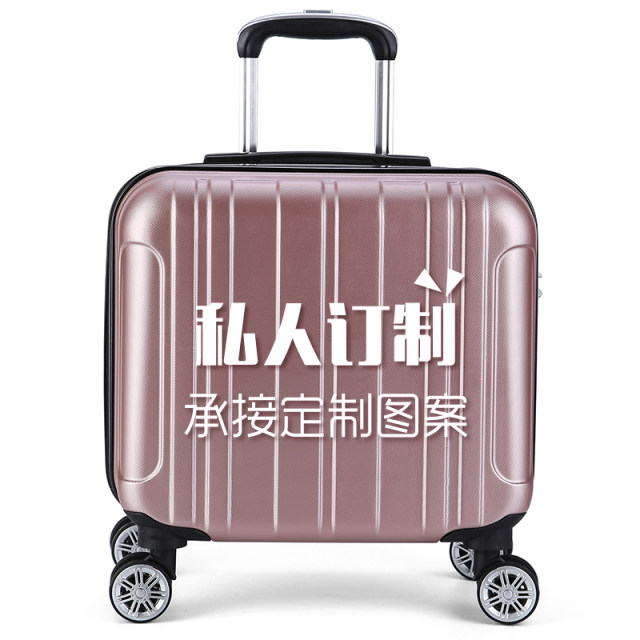 Opening event gift customized logo trolley suitcase women's suitcase ...