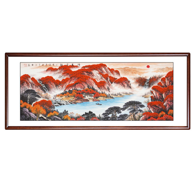 Hongyun Danguo Guohua Landscape Painting Pure Hand -painted Arts and ...