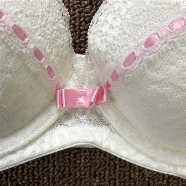 Body Pops ivory white fashion lace cup noodles comfortable girl bras ...