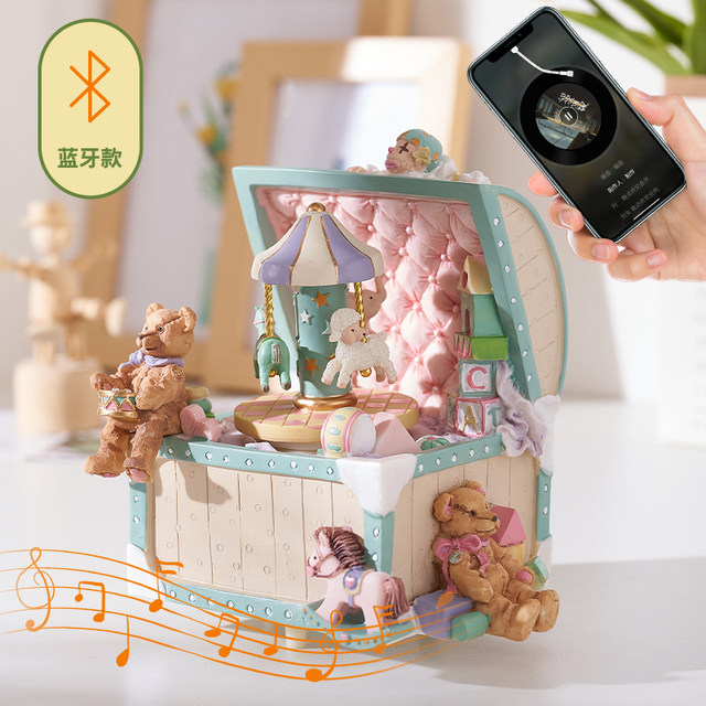 Love is only for you Music Box Carousel Music Box Girls Little Girls ...