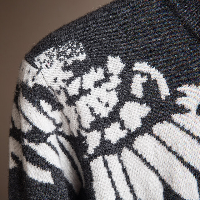 2025 autumn and winter Shiyitu 100 pure cashmere sweater for young men ...
