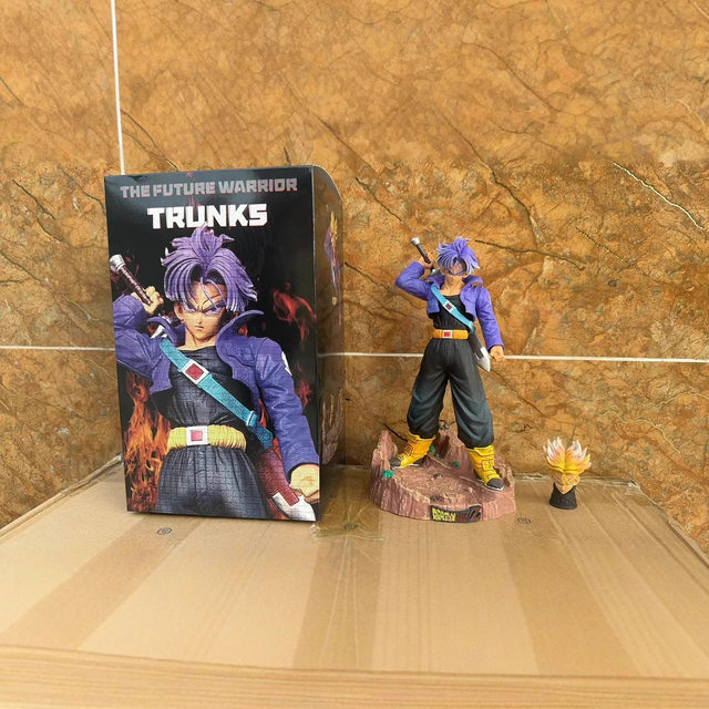 Dragon Ball MRC Trunks figure double-headed future warrior double ...
