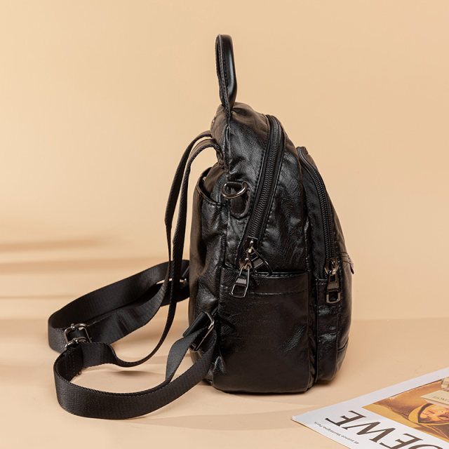 Trendy brand star same style genuine leather backpack for women 2024 ...