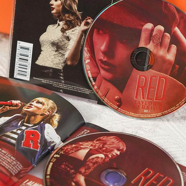 Genuine Taylor Swift Red TV Taylor Remake 2CD Record + Lyrics Book