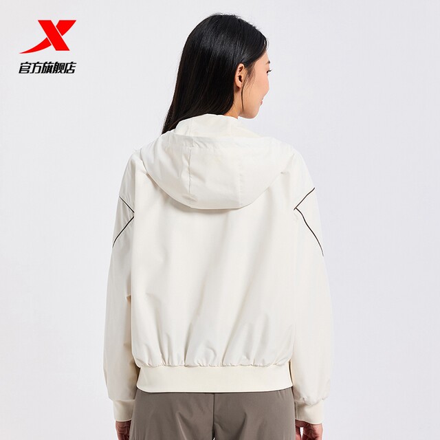 Xtep Sports Jacket for Women in Autumn New Double-layer Trench Coat ...