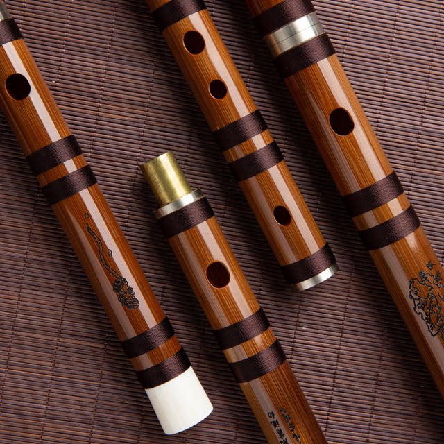 Fengya Palace King Jianhong plays and learns bamboo flutes