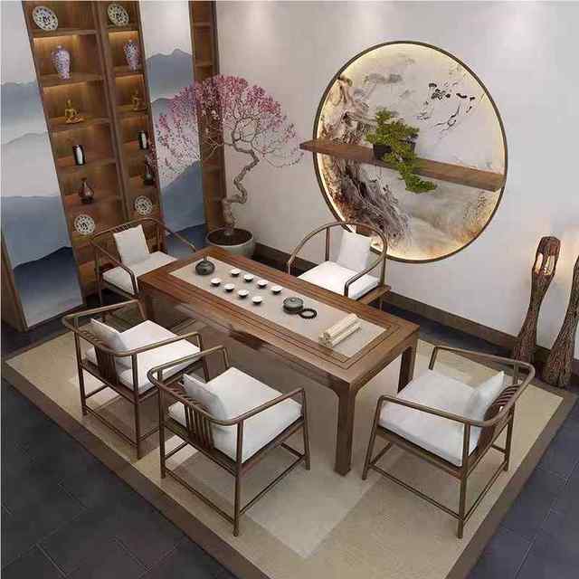 Modern approximately 112203 tea table, living room table, solid wood ...