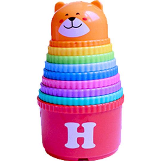 Children's Stacking Music Early Teaching Puzzle Ring Fun Game Toy