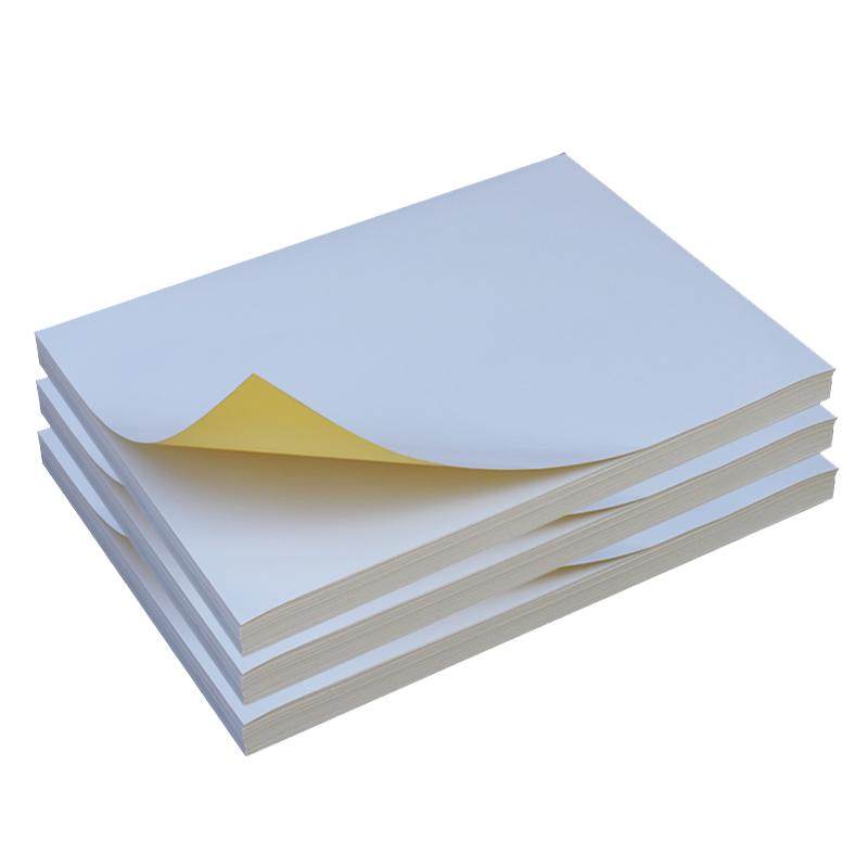 A4 Self-Adhesive Printing Paper - Glossy/Matte, 100 Sheets