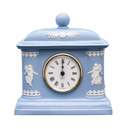 Wedgwood Jasper Harvest Goddess Seramik Saat - İngiliz Yapımı