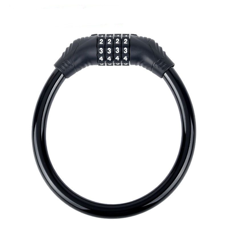 Bicycle Code Lock Portable Ring Lock - Anti-Theft Mountain Bike ...