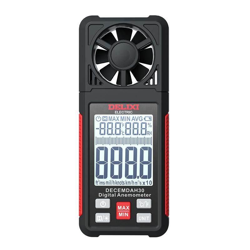 Delixi Wind Speed Measuring Anemometer | Digital Display Wind Volume ...