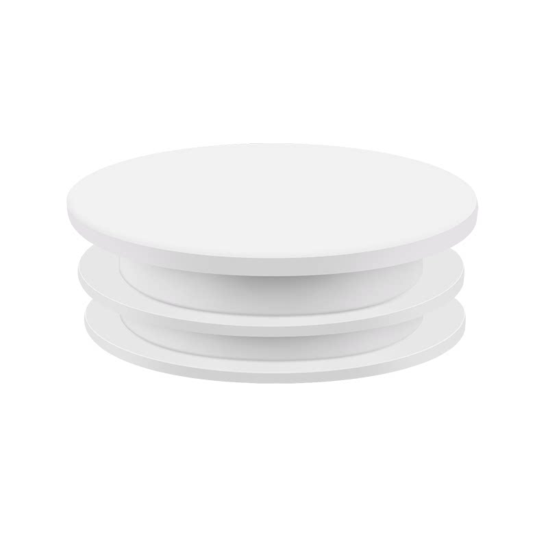 Toilet Plug Sealing Ring for Squat Toilet Bottom - Double Hole Design