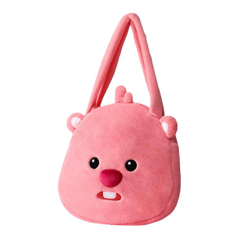 Miniso Loopy Bag Doll Plush Crossbody Shoulder Bag - Small Beaver Doll ...