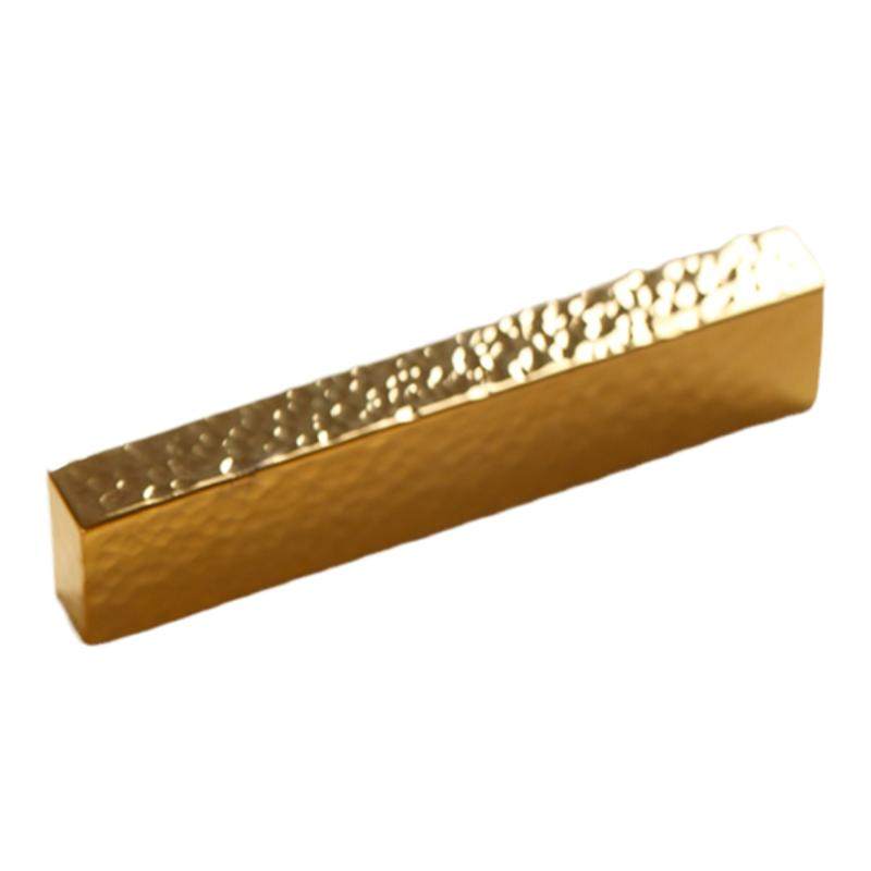 Brass Paperweight Ruler - Chinese Calligraphy Stationery