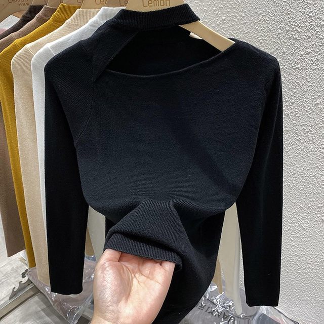 2024 autumn and winter hanging sweater, female slim -fitting jacket ...