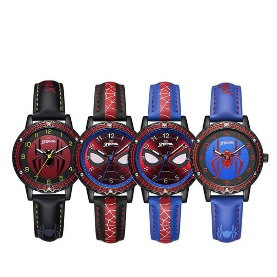 Reloj Disney Marvel Spider-Man para Niños - Luminoso y Resistente al Agua