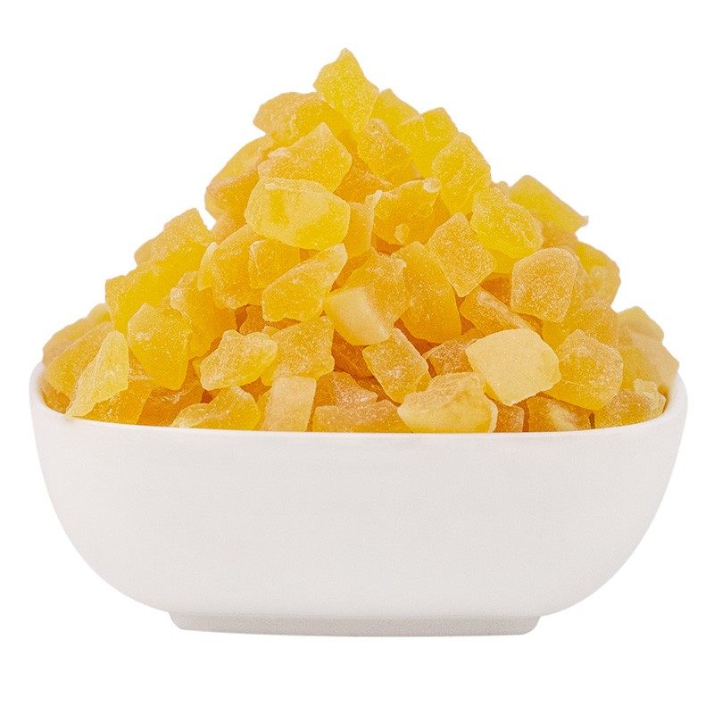 Pineapple Diced & Dried | 500g Bulk Preserved Fruit for Baking and Snacking