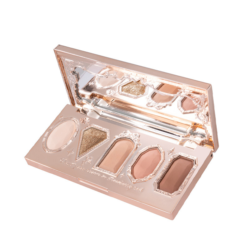 Paleta de Sombras Flowers Know Strawberry Rococo 5 Cores