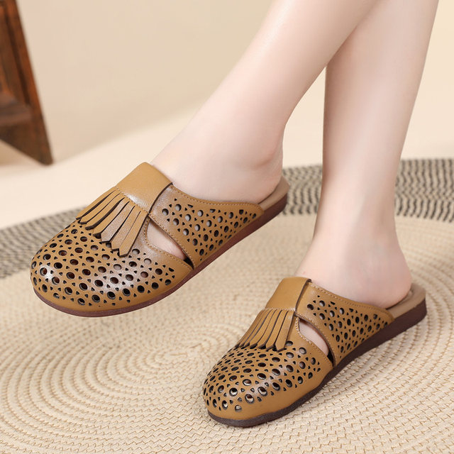 2024 new sandals women's summer large size women's slippers 41 143 beef ...