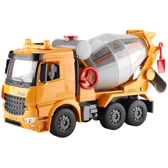 Cement Mixer Truck Toy: Large Engineering Vehicle for Kids 2-5 Years Old