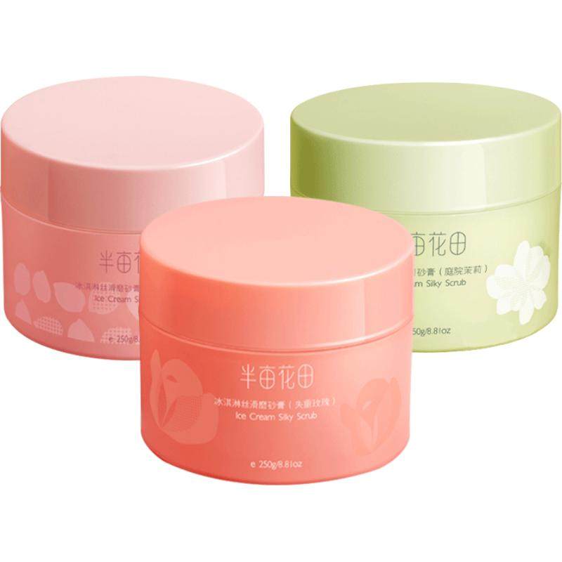 Half Acre Flower Field Body Scrub - Exfoliating Shower Gel for Silky Skin