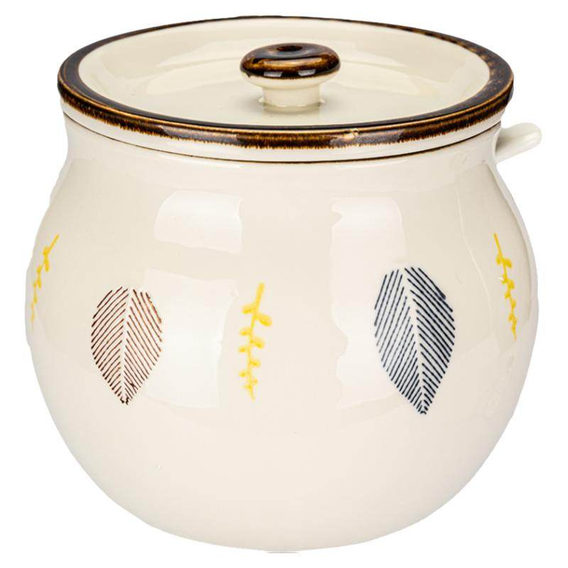 Modern Housewife Ceramic Lard Jar - Spicy Chili Oil, Meat Oil Jar