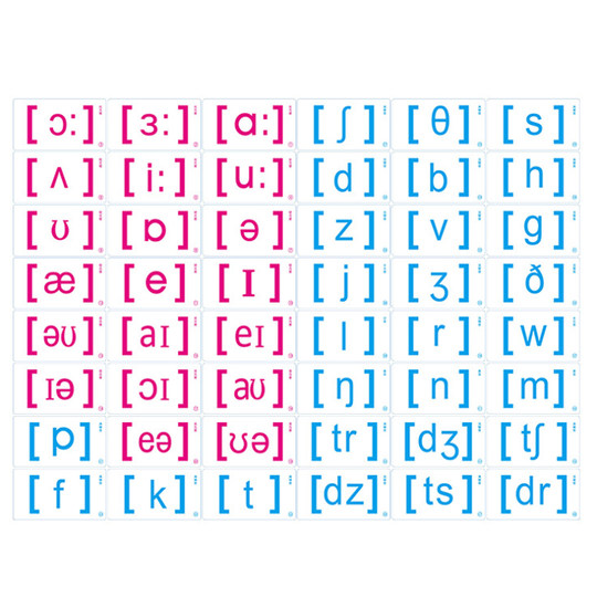 English International Phonetic Alphabet Card Magnetic Stickers for ...