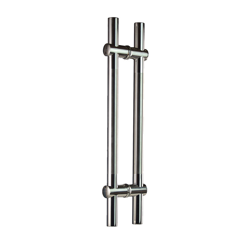 Glass Door Handle - Stainless Steel Hole Spacing Adjustable 32 Round ...