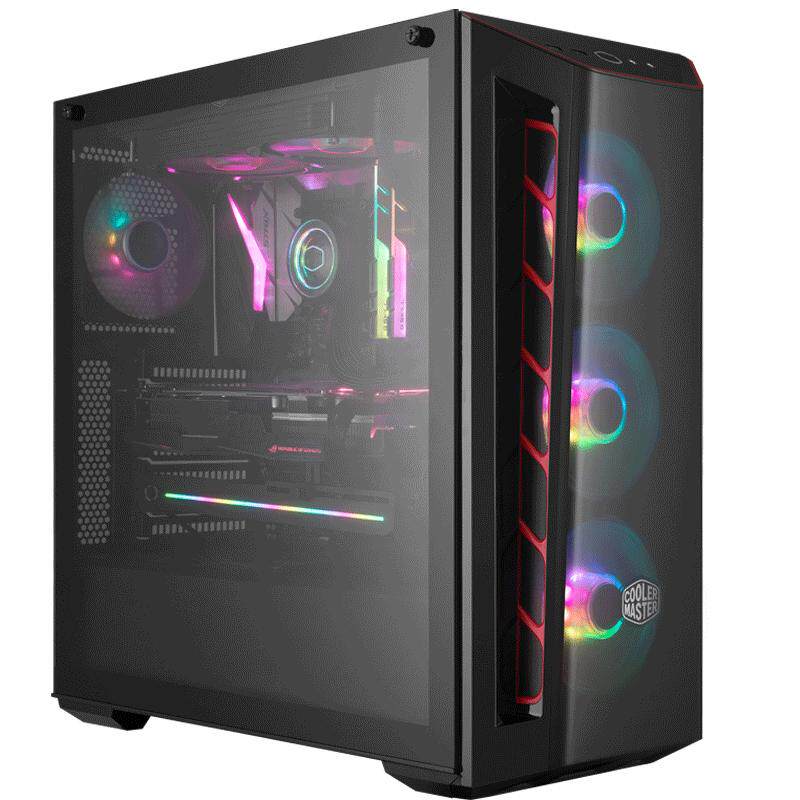 Cooler Master MB520 Mid-Tower ATX Computer Chassis with Water-Cooling ...