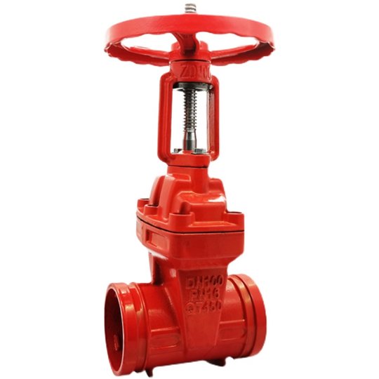 Z81x gerillter absperrschieber mit offener stange – weichdichtender absperrschieber für den ...