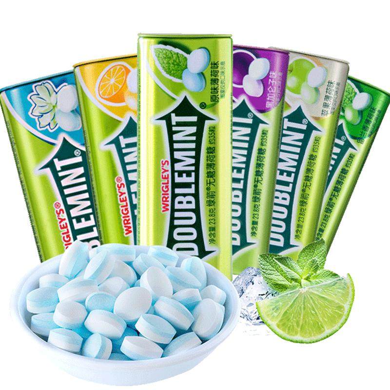 Wrigley's Green Arrow Bezšećerni Mentol bomboni - 4 pakiranje limenki