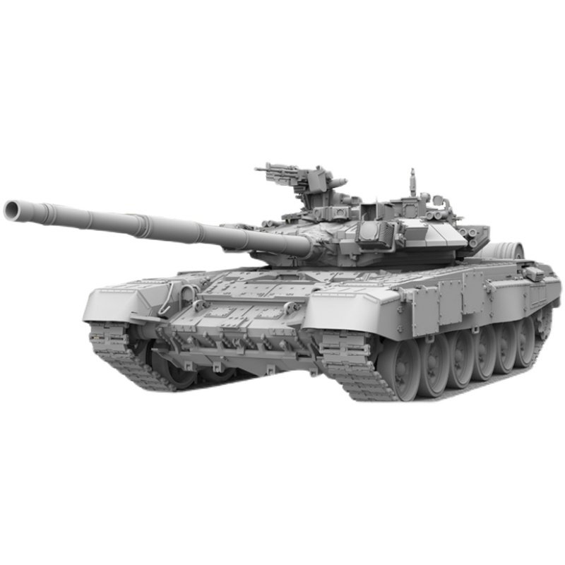 Henghui نموذج usuda no-007 1/48 t-90a نموذج دبابة قتال رئيسية مجمعة