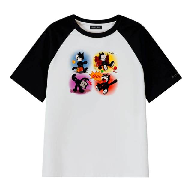 Sofitte 24 Autumn and Winter Ms. Red Pare -Sleeve Fili Cat contrasting ...