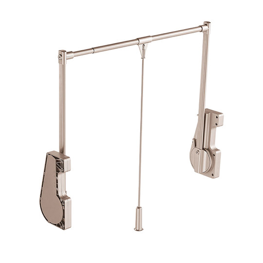 Nuomi Wardrobe Lift Hanger - Telescopic Buffer Drop-Down Clothes Hanger