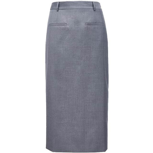Vero Moda Ole Boilet skirt early autumn new straight mid -long skirt high -waisted commute mid ...
