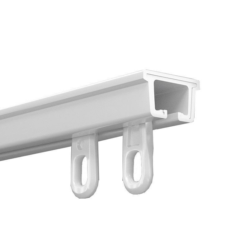 Curtain Retractable Track Monorail Curtain Rod Retractable Top-Mounted ...