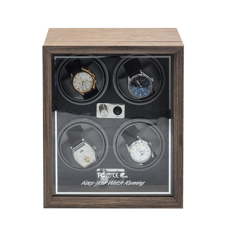 German Brand Automatic Watch Rocker Mechanical Solid Wood Longines ...